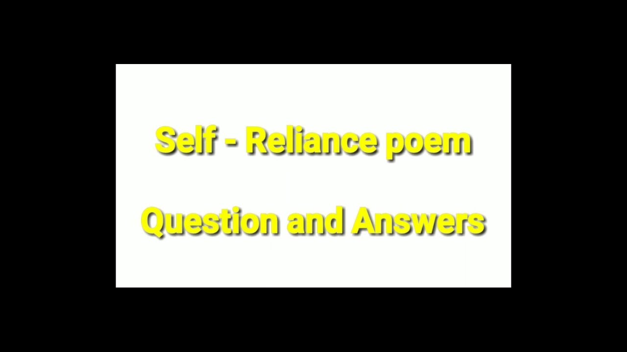 #EducationwithKavitaSuresh #Englishpoem 7th std Self Reliance poem ...