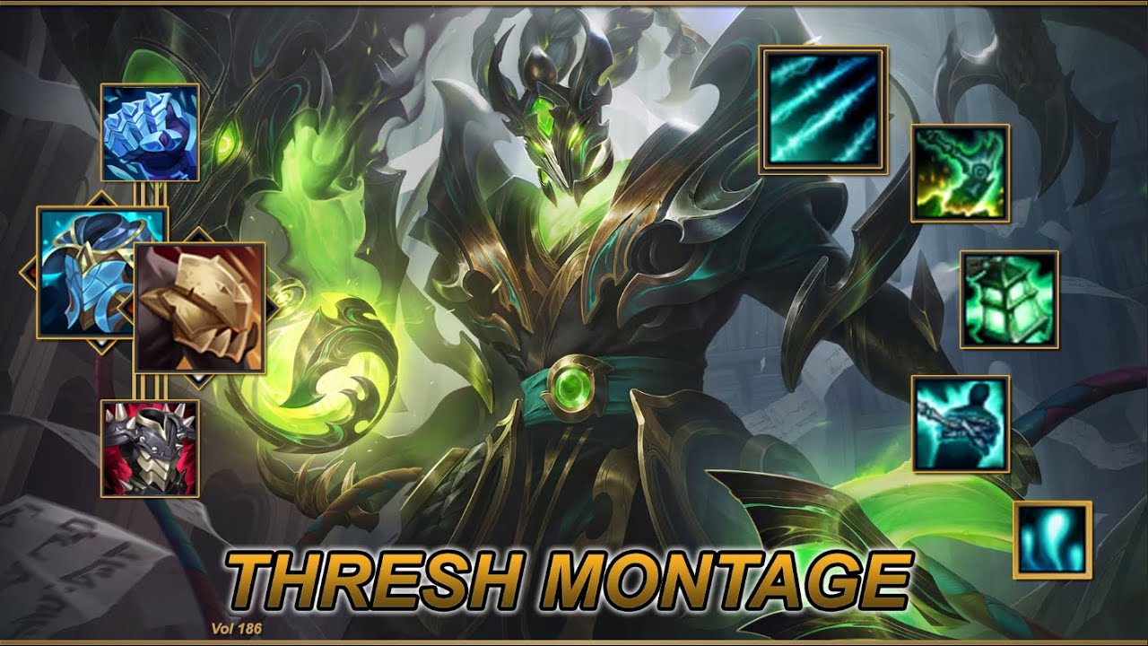 Thresh Montage - Best Thresh plays | Satisfy HOOK & Kill - YouTube