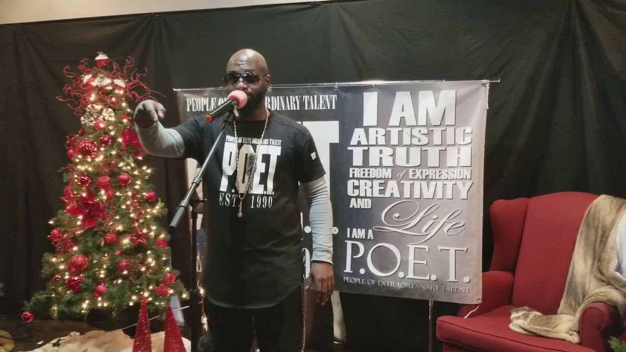 P.O.E.T HOMELESS COAT DRIVE/ KING OF POETRY BLAQ ICE PERFORMS - YouTube