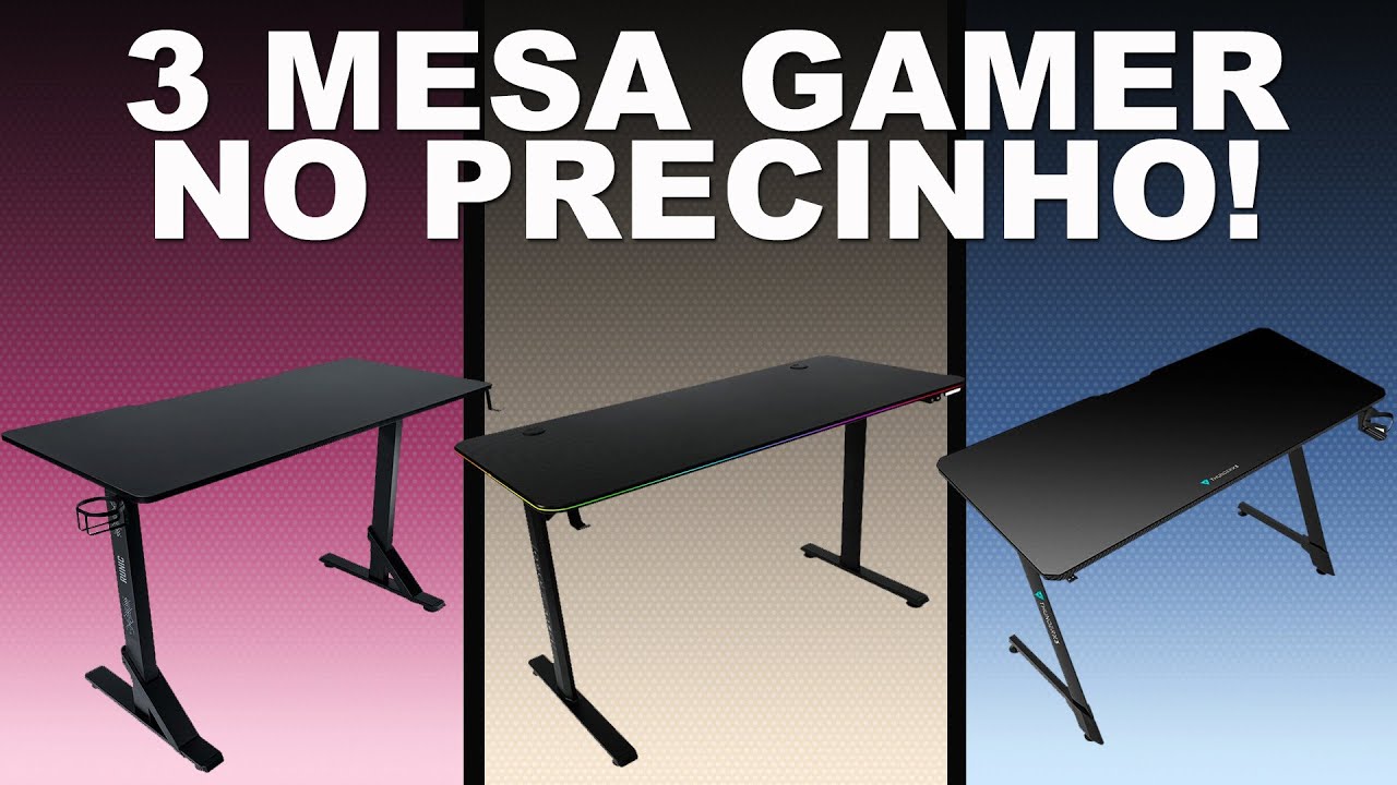 3 MESA GAMER BARATA PARA SEU SETUP - YouTube