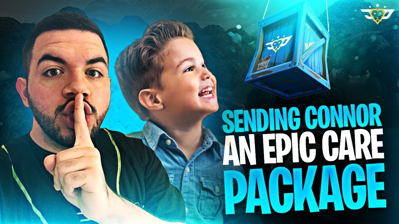 SENDING CONNOR AN EPIC CARE PACKAGE! (Fortnite: Battle Royale) - YouTube