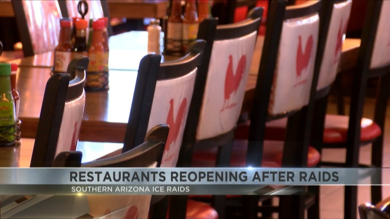 Restaurants reopening after ICE raids in Southern Arizona - YouTube