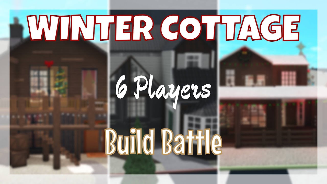 WINTER COTTAGE BUILD BATTLE | December (6) - YouTube