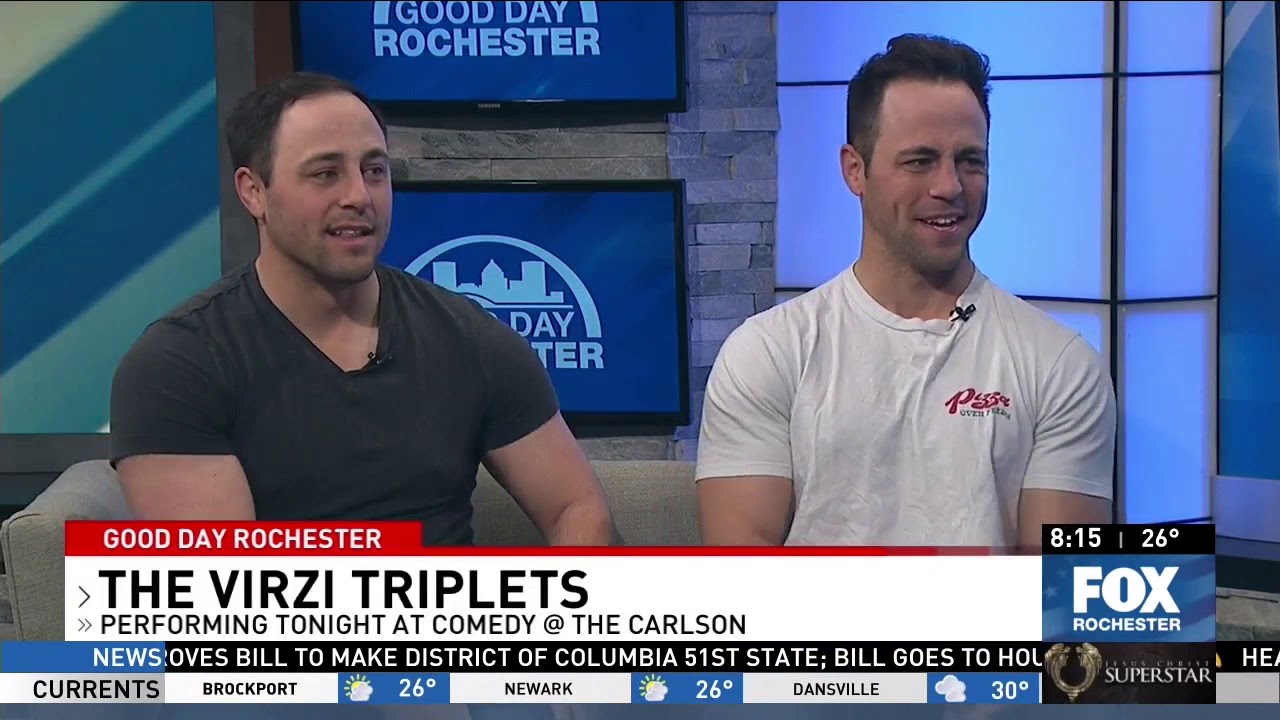 The Virzi Triplets on Good Day Rochester Part 1 - YouTube