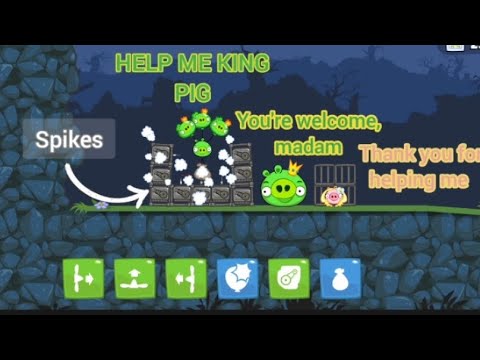 king pig the simp | bad piggies Adventure E1 | - YouTube