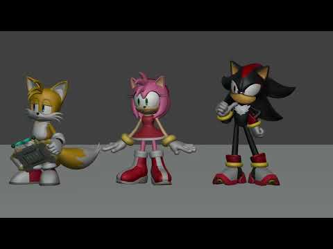 That's a weird way to pronounce Shadow. | Sonic Twitter Takeover Animatic Test.