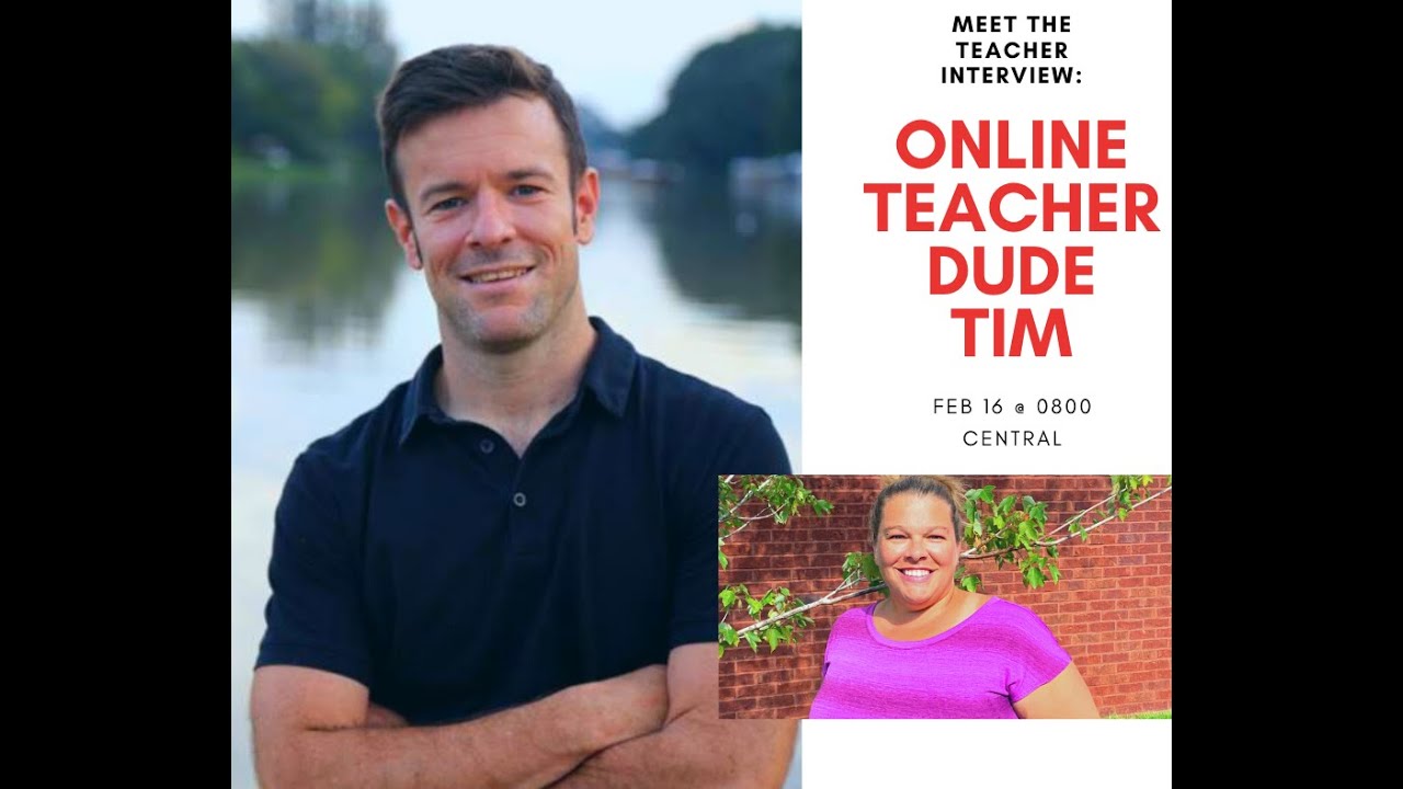 Meet the Teacher: Tim from Online Teacher Dude - YouTube