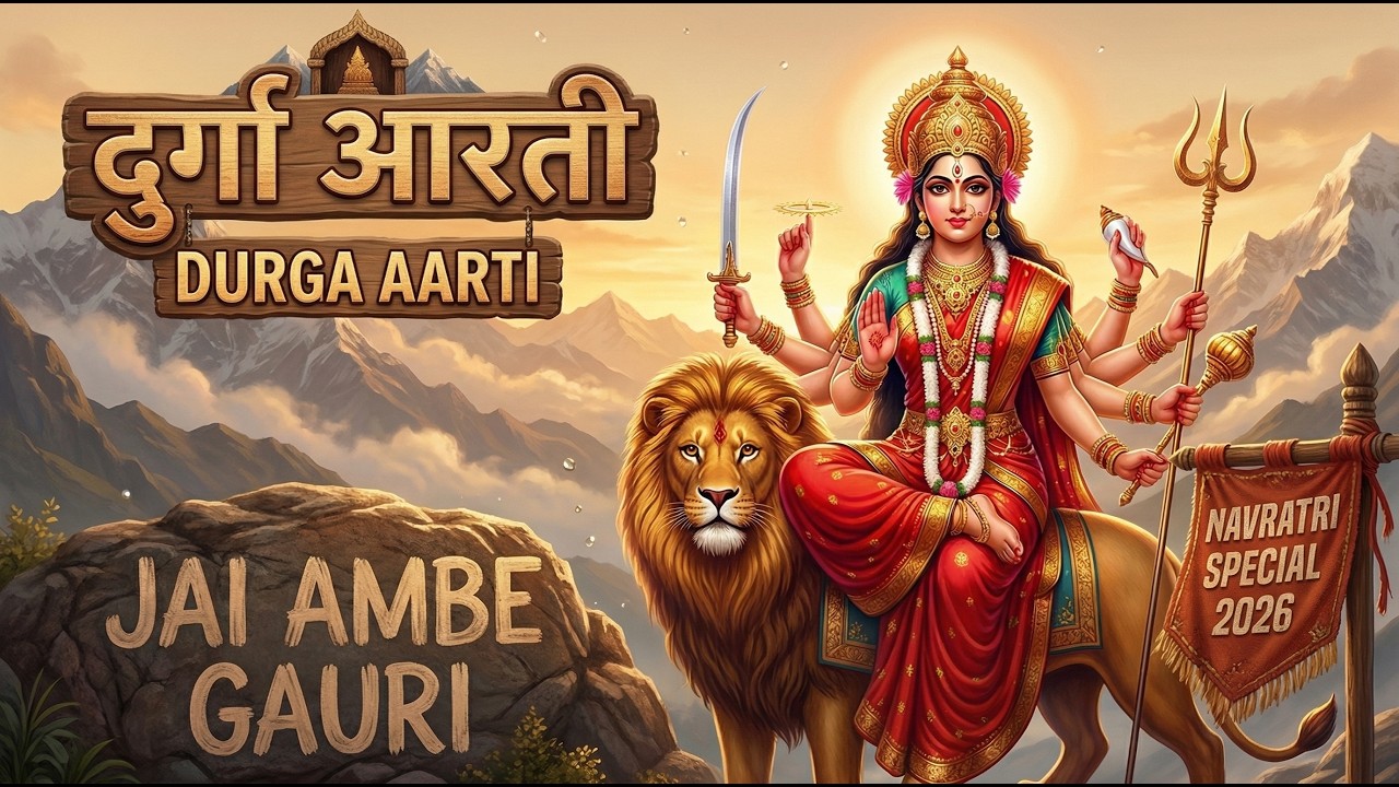 Durga Aarti 2024 | Jai Ambe Gauri latest | दुर्गा आरती | Durga Aarti ...