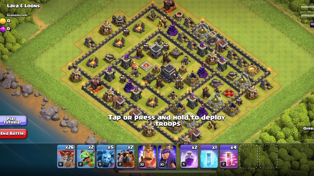 Lava & Loons *Tutorial * Clash of clans - YouTube