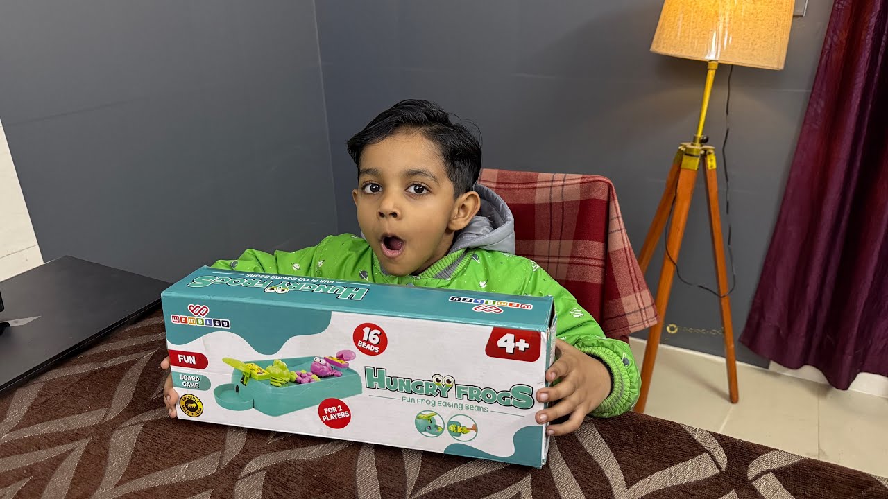Hungry Frog - A Fun Family Game | Unboxing and Gameplay | Mitra - YouTube