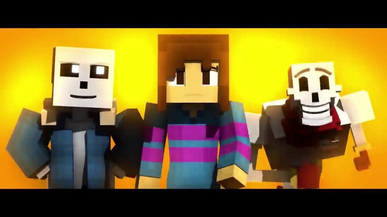 ТОП 3 Undertale Minecraft animations /майнкрафт анимации - YouTube