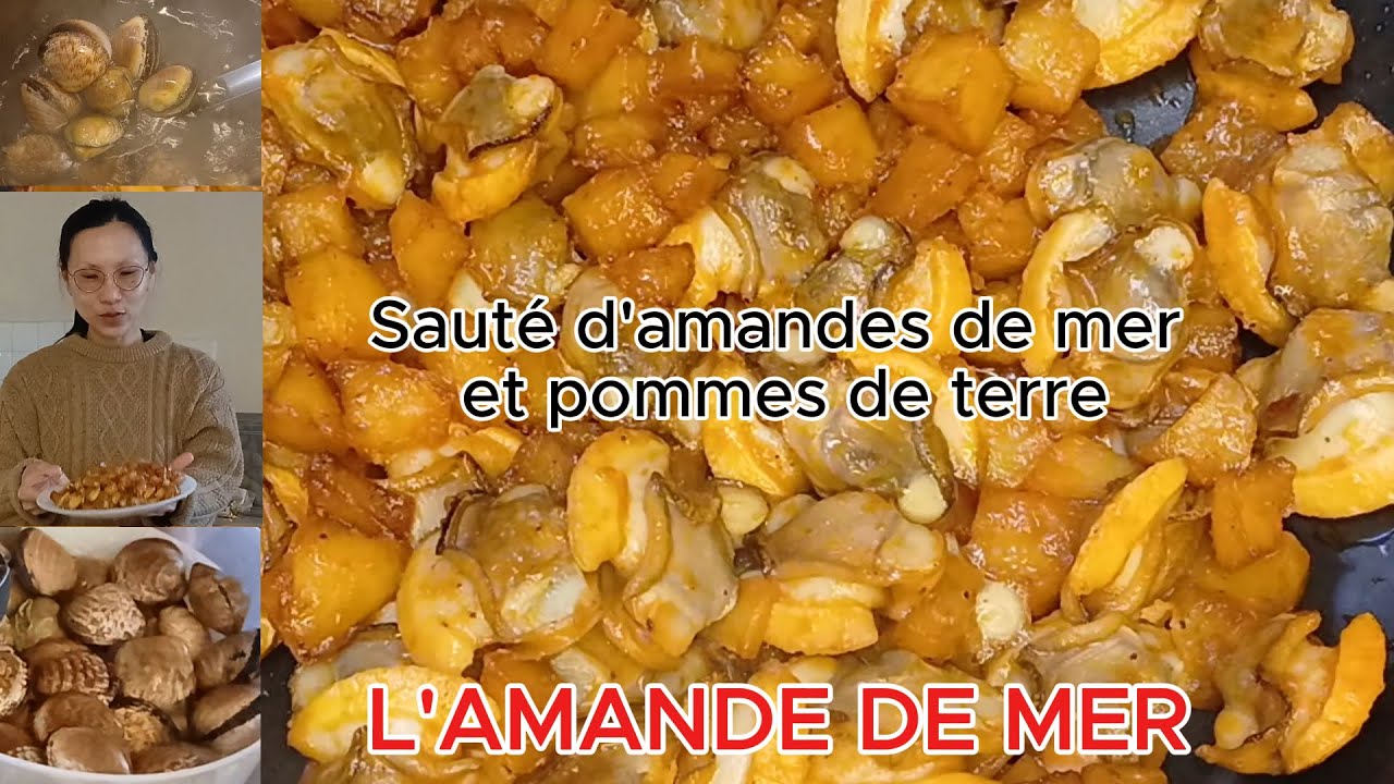 sauté d'amandes de mer et pommes de terre - YouTube
