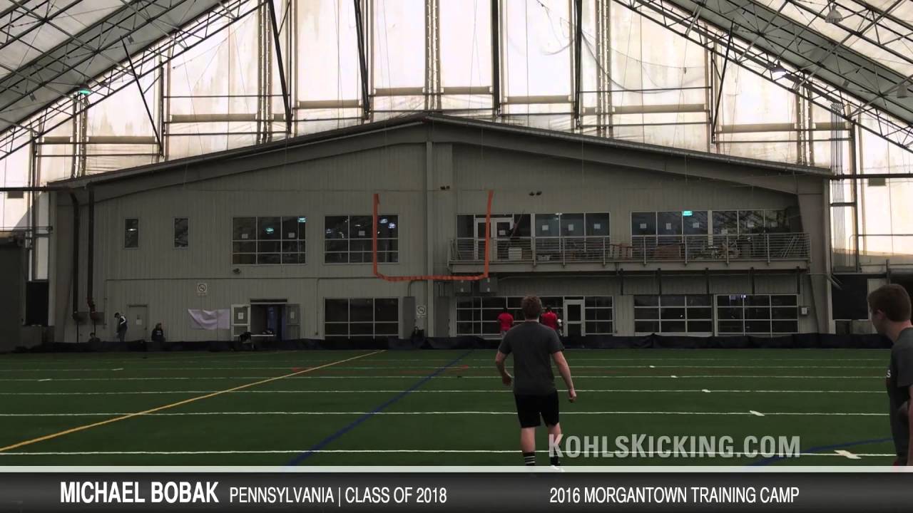 Michael Bobak 2016 Morgantown Training Camp - YouTube