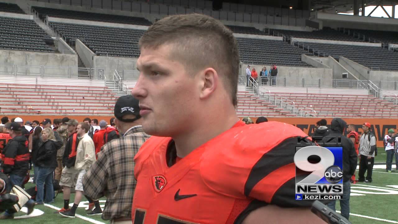 Dylan Wynn after the 2014 Oregon State Spring Showcase - YouTube