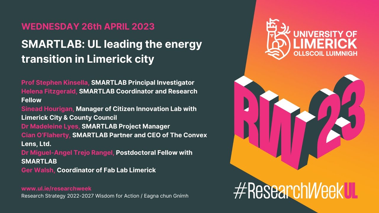 SMARTLAB UL Leading the Energy Transition in Limerick City - YouTube
