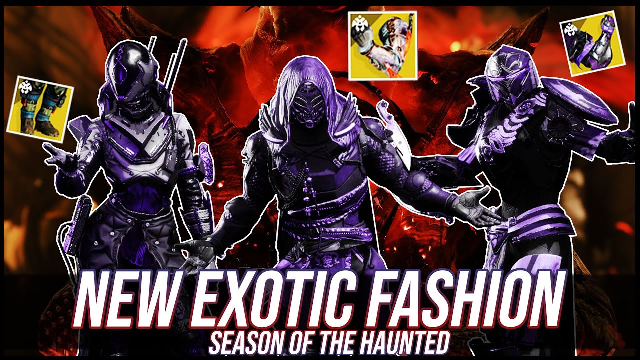 Destiny 2: New Exotics Fashion! | Season of the Haunted - YouTube