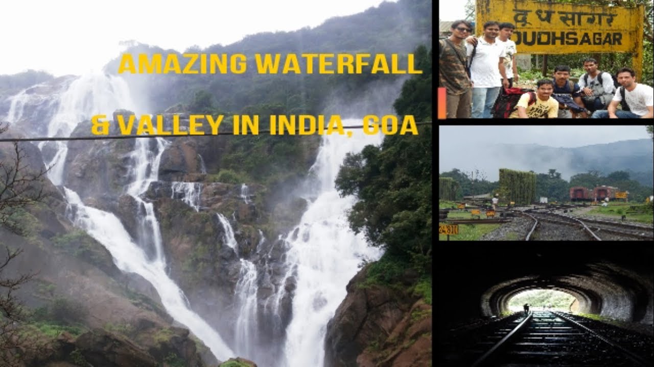 Doodhsagar Water Fall Goa, India | Chennai Express Movie Waterfall ...