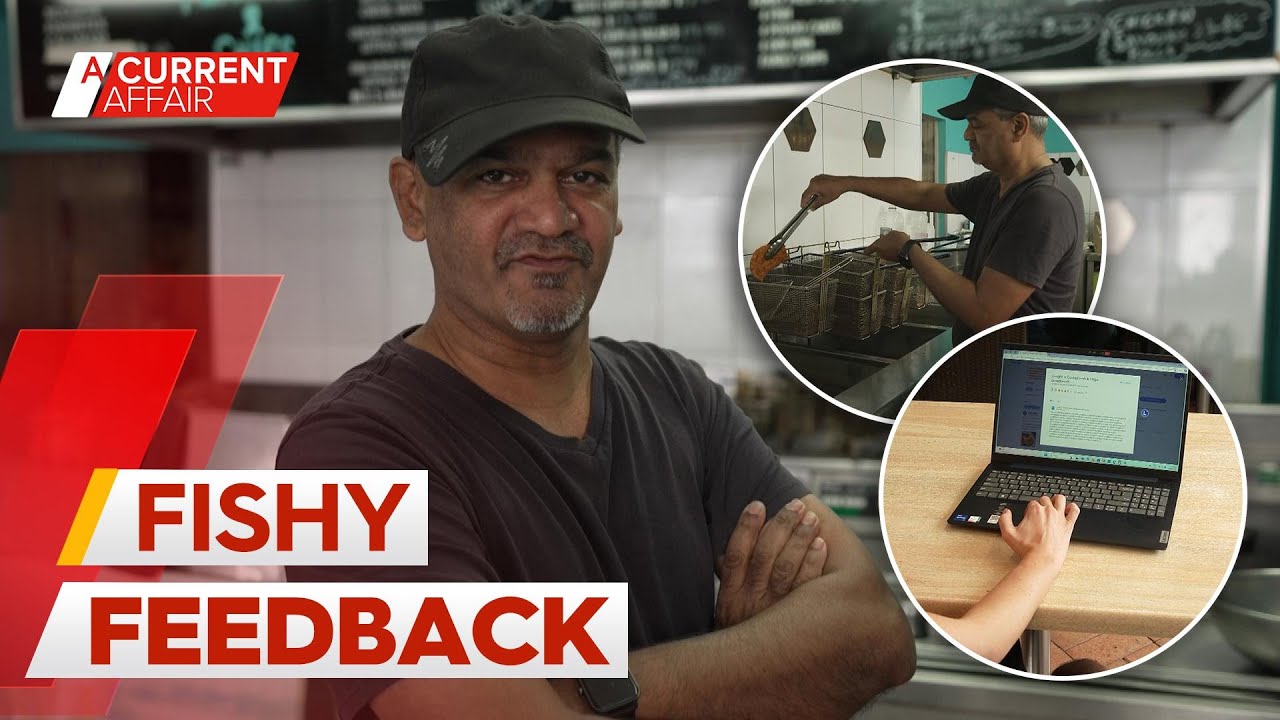 Fish and chip shop owner giving salty customers a serve online | A ...
