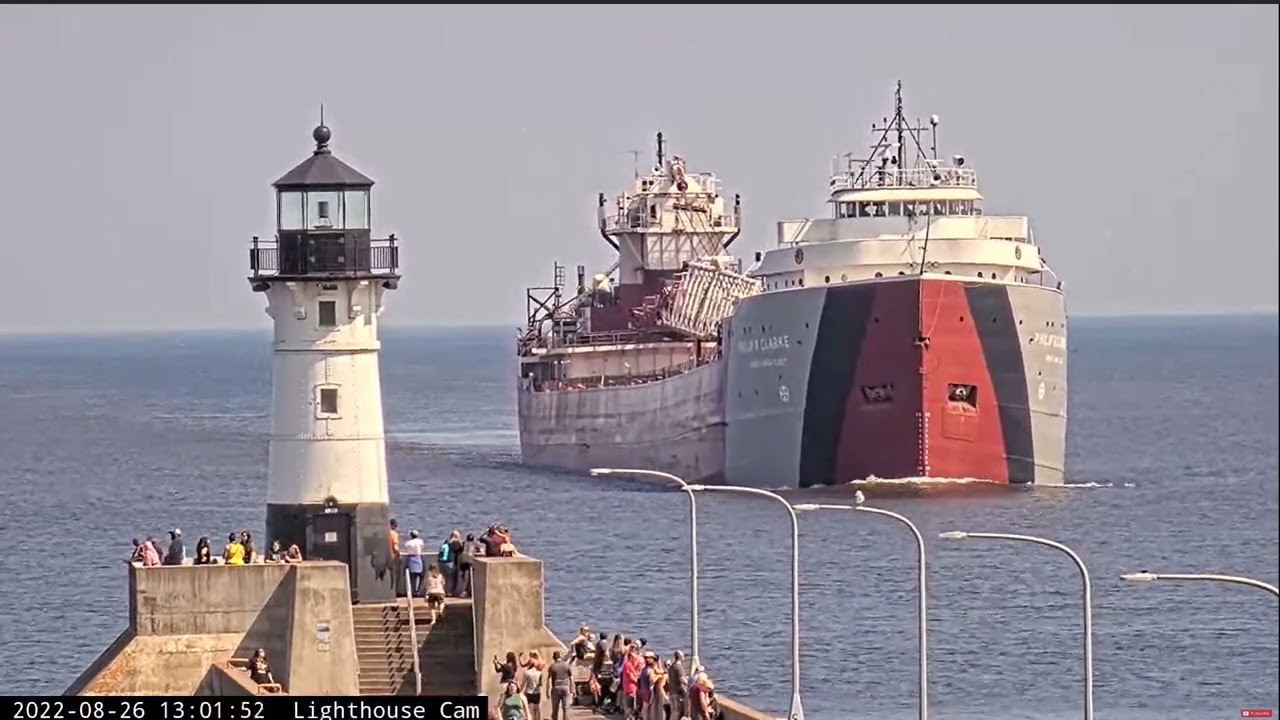 Sundew & Philip R Clarke arrived in Duluth 08/26/2022 - YouTube
