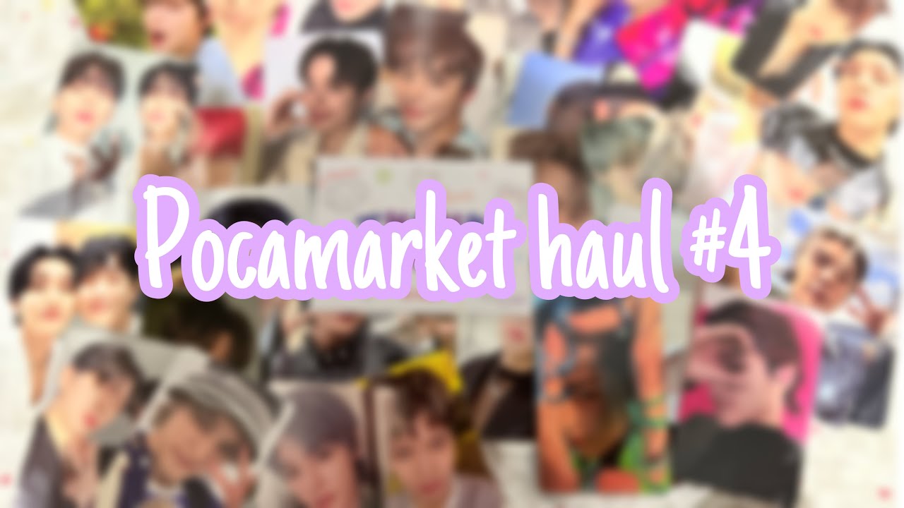 Unboxing: PocaMarket Photocards #4 - NCT, Monsta X - YouTube