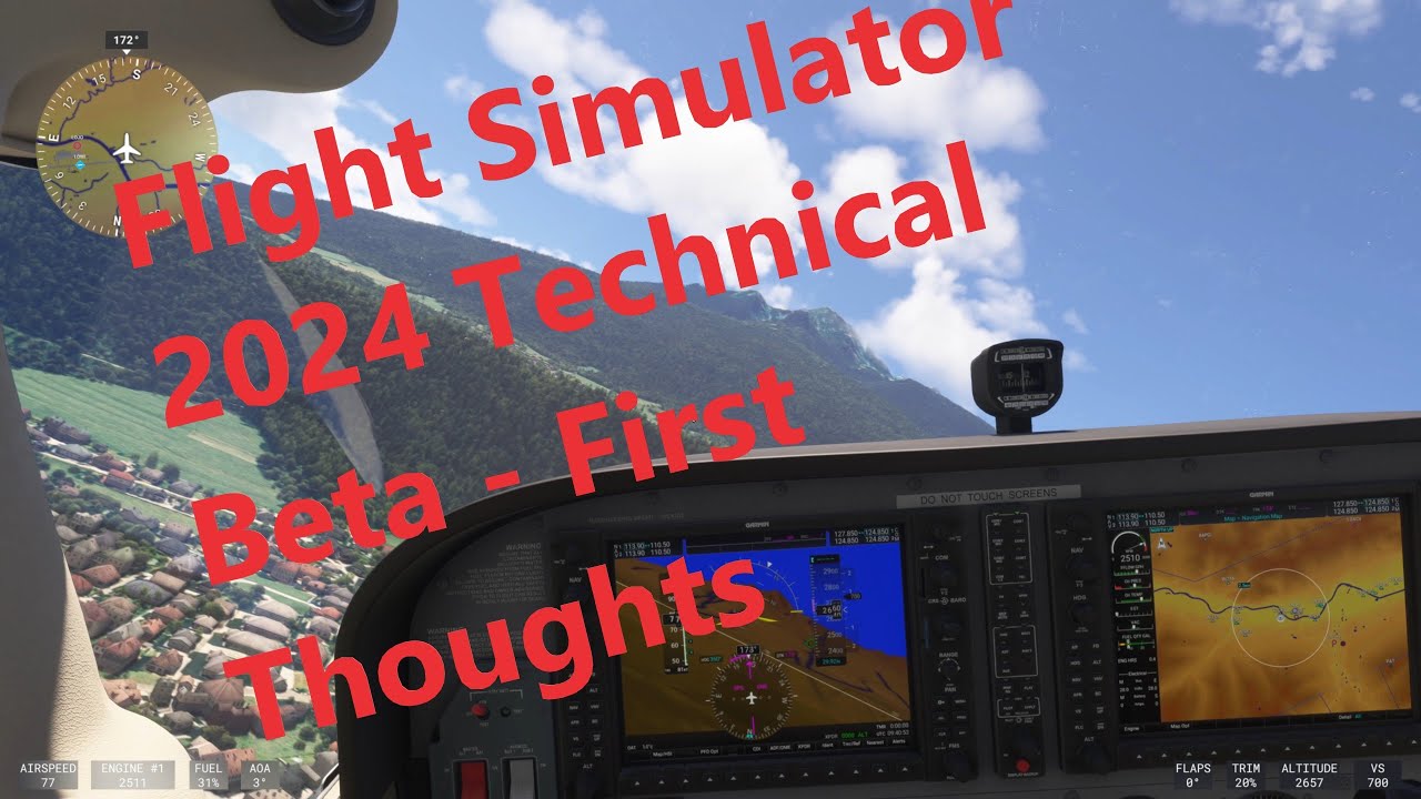Flight Simulator 2024 Tech ALPHA impressions/ basic comparison to 2020 ...