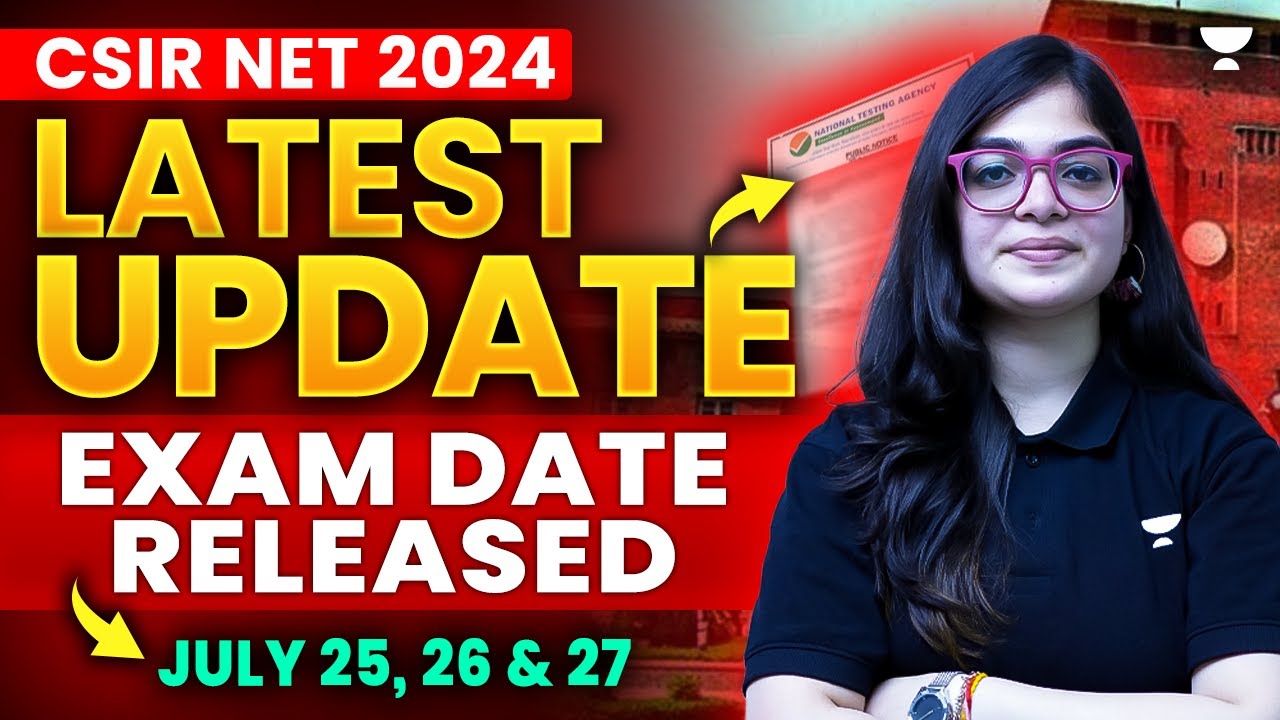 CSIR NET 2024 Exam Dates Out 🔥😍 | CSIR NET Exam Date Released ...