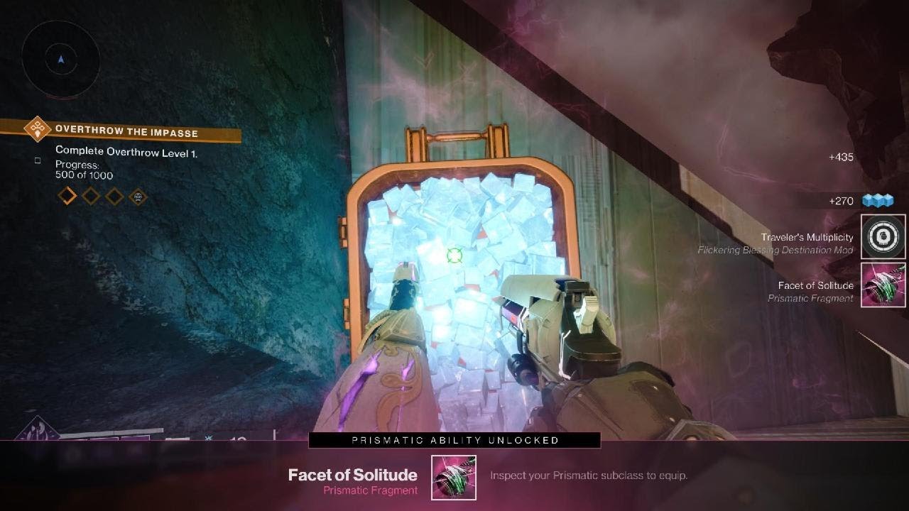 Destiny 2: Facet of Solitude Prismatic Fragment - YouTube