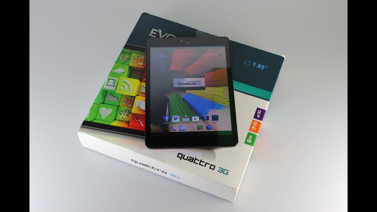 Evolio Quattro 3G - unboxing și primele impresii [Gadget.ro] - YouTube