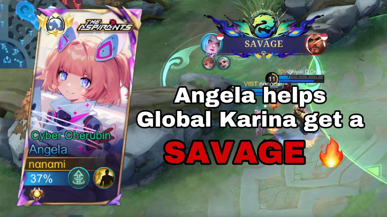ANGELA TOP GLOBAL BUILD! 🌸 ANGELA THE ASPIRANTS GAMEPLAY ~ MLBB - YouTube