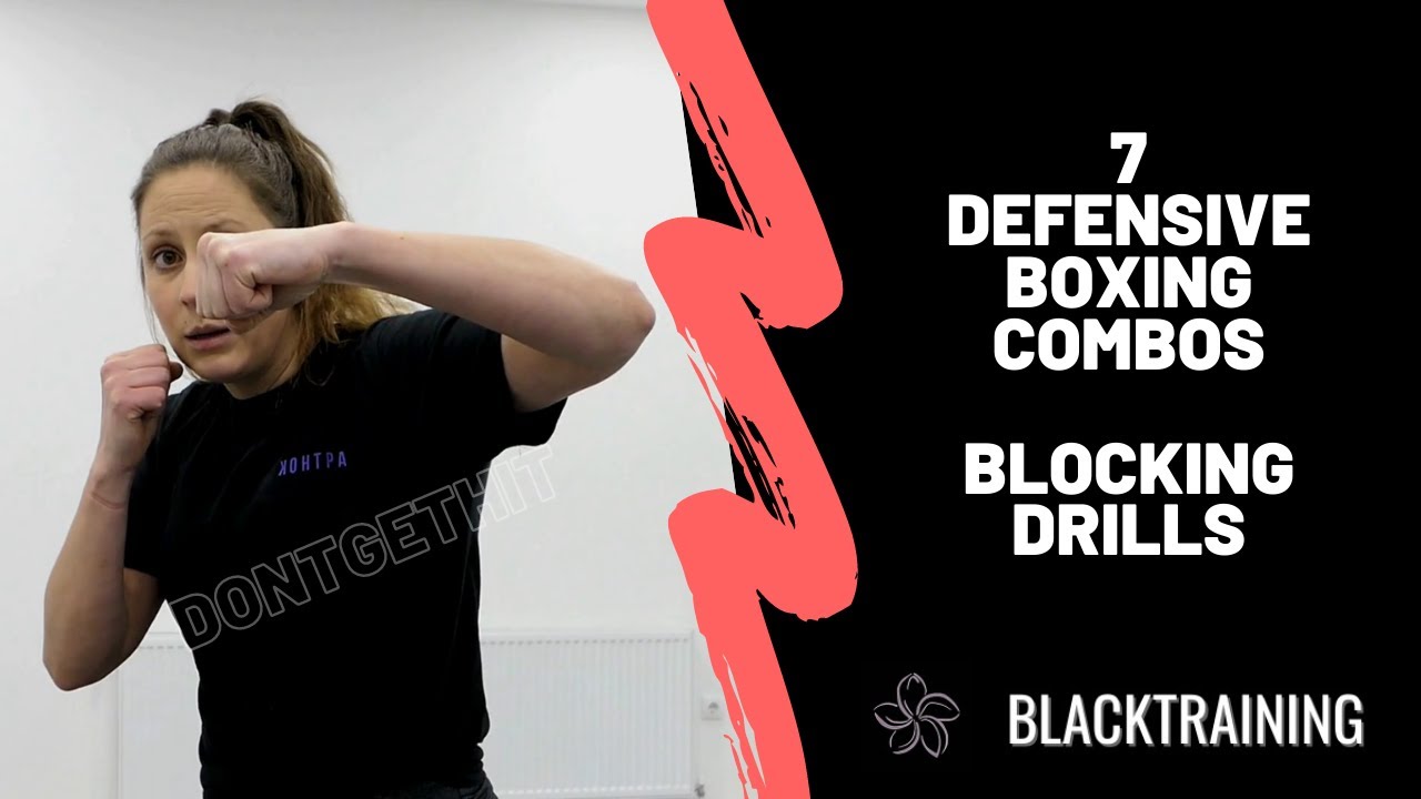 7 Defensive Boxing Combos: Blocking Drills - YouTube