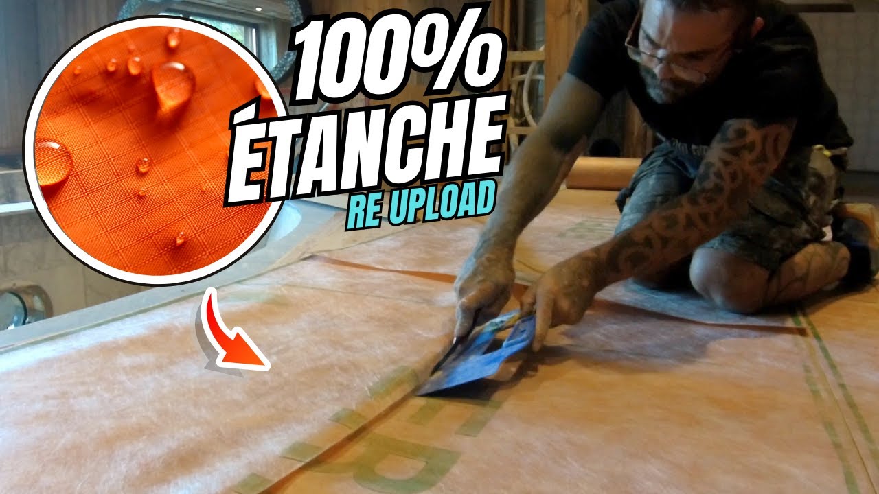 💧POSER UNE NATTE D'ÉTANCHÉITÉ SOUS DU CARRELAGE ( PISCINE INTÉRIEUR)💧RE ...