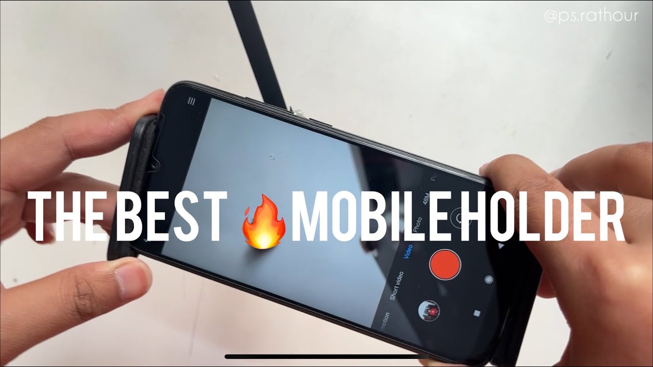 The Best Mobile Holder for Video Recording - YouTube