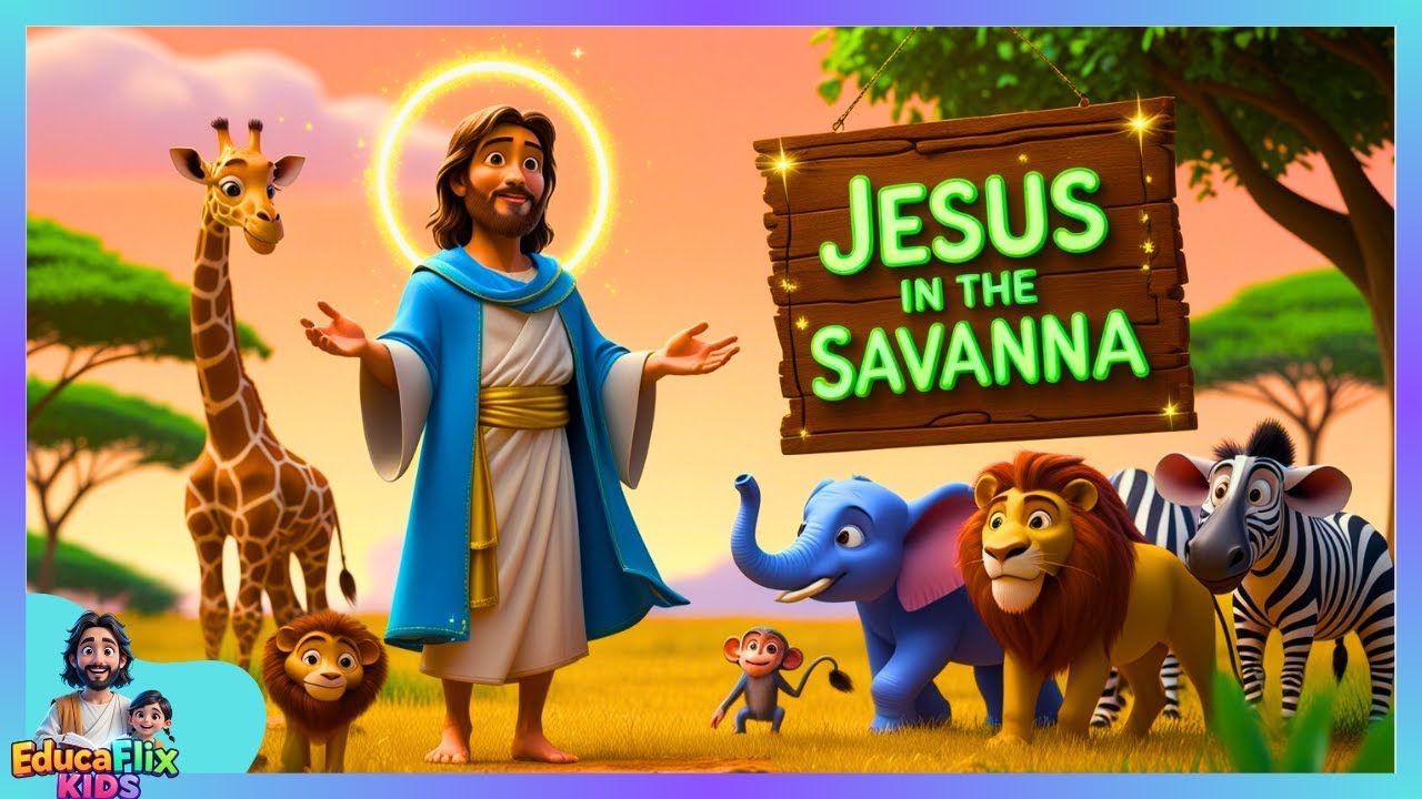Jesus in the Savanna | Christian Song for Kids - EducaFlix Kids - YouTube