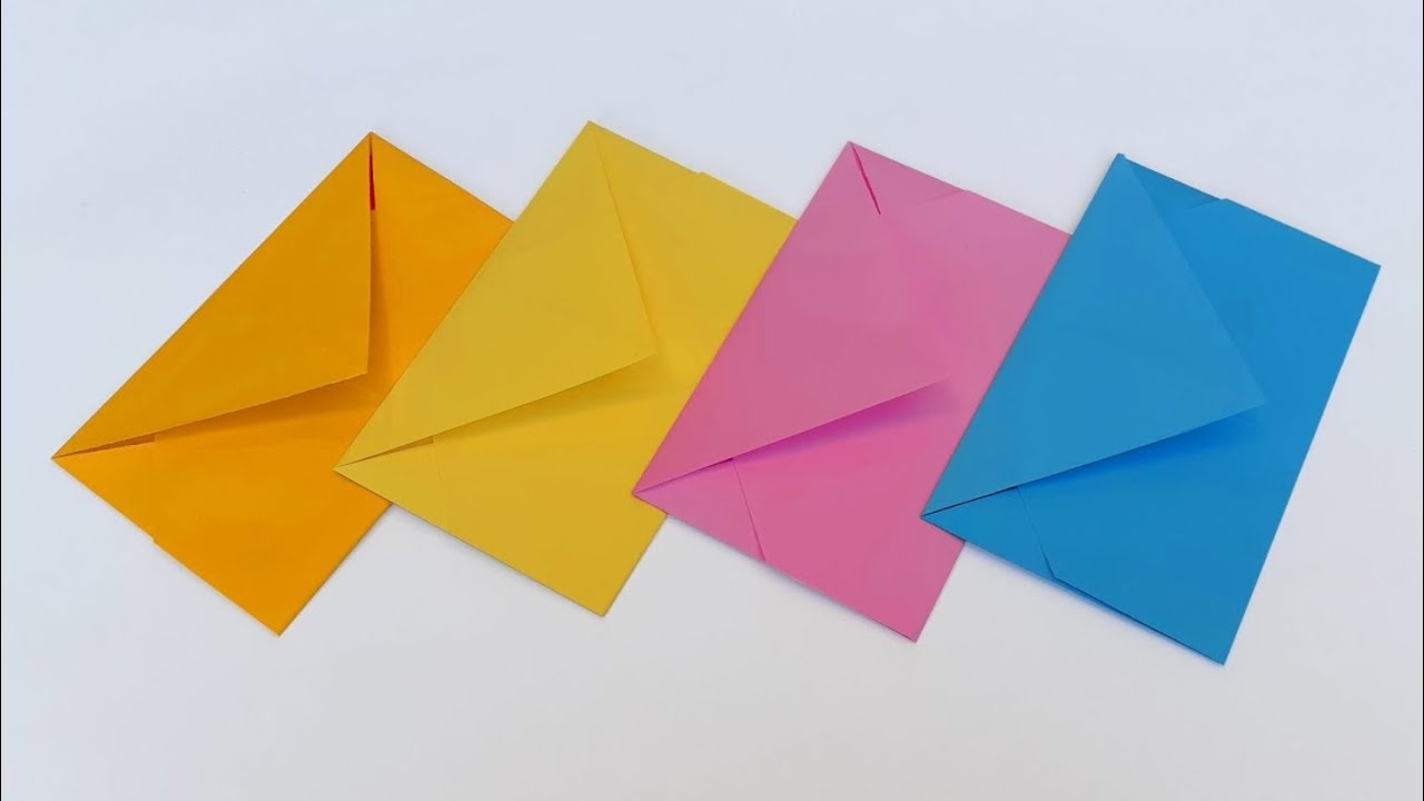 How to Make Paper Envelope. Simple and Easy Origami Envelope - YouTube