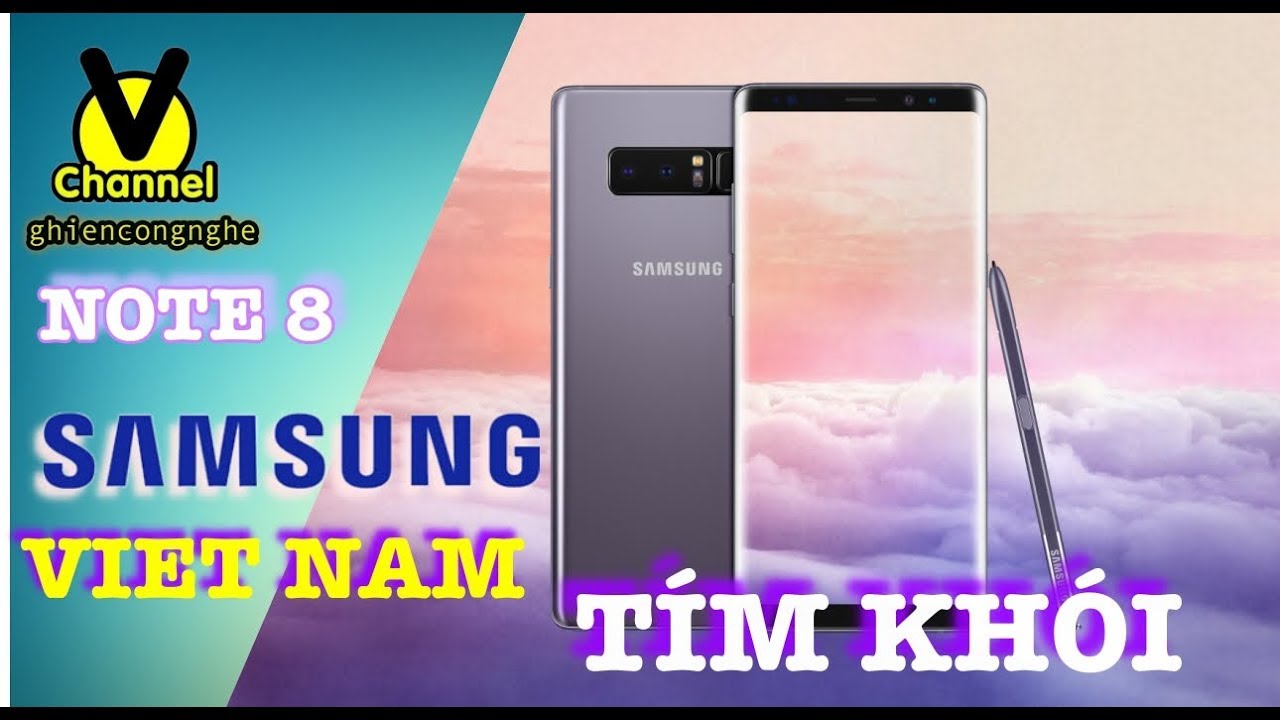 GALAXY NOTE 8 GRAY - tím khói " mộng mơ" chính hãng của Samsung Việt ...