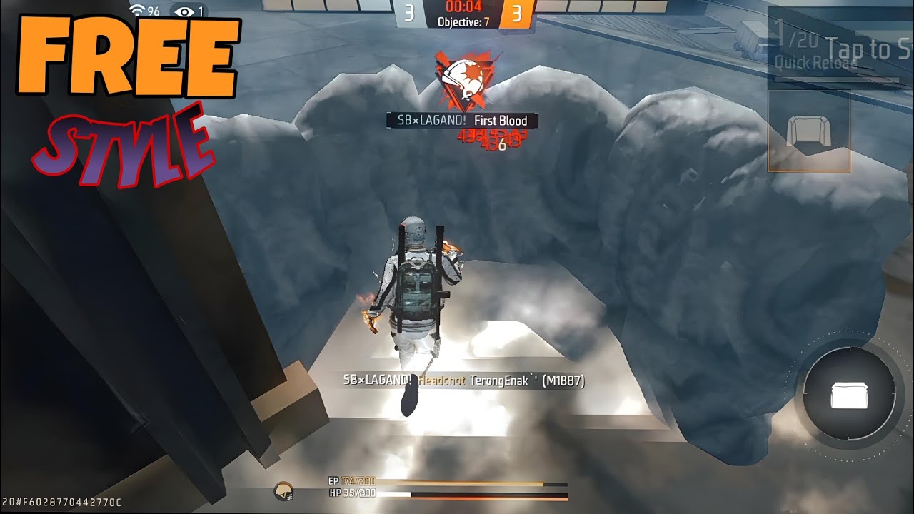 FREE FIRE free style gameplay ! free fire montage @4flaggamer @ZeroxFF ...