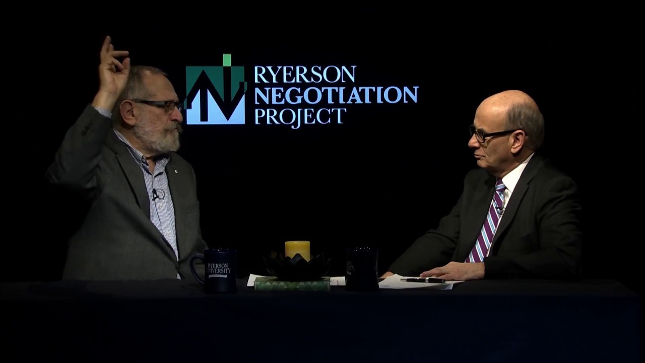 Ryerson Negotiation Project - Mel Cappe 2/2 - YouTube