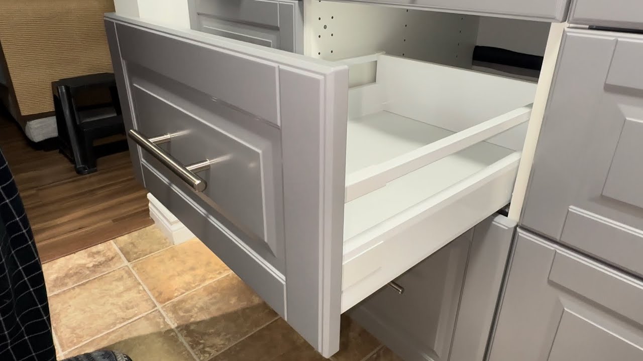How To Remove IKEA Cabinet Drawer Fronts - YouTube