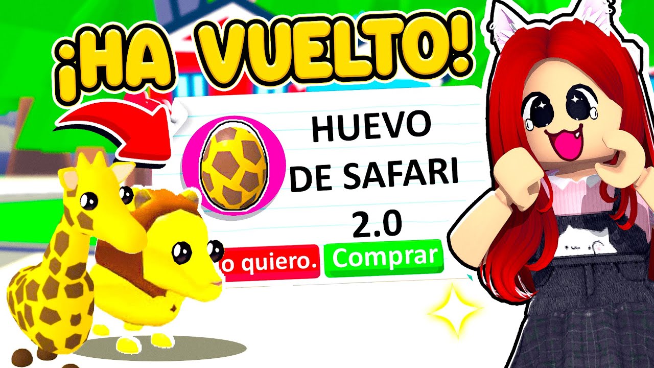 EL HUEVO SAFARI VUELVE a ADOPT ME... (ROBLOX) 😱 - YouTube