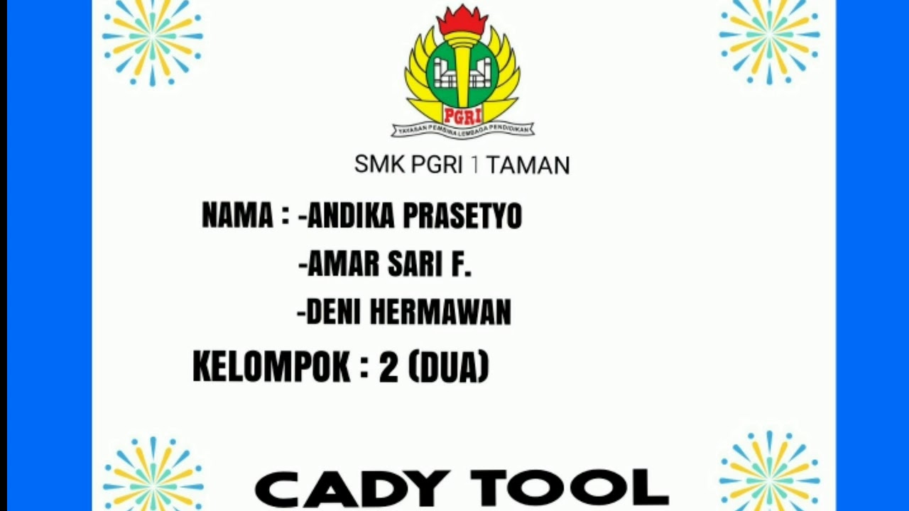 Promosi CADY TOOL - YouTube