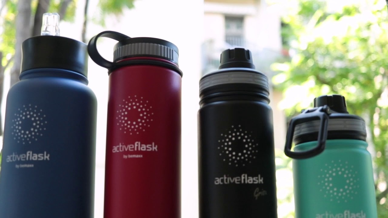 BEST WATER BOTTLE | Bemaxx ACTIVE FLASK - YouTube