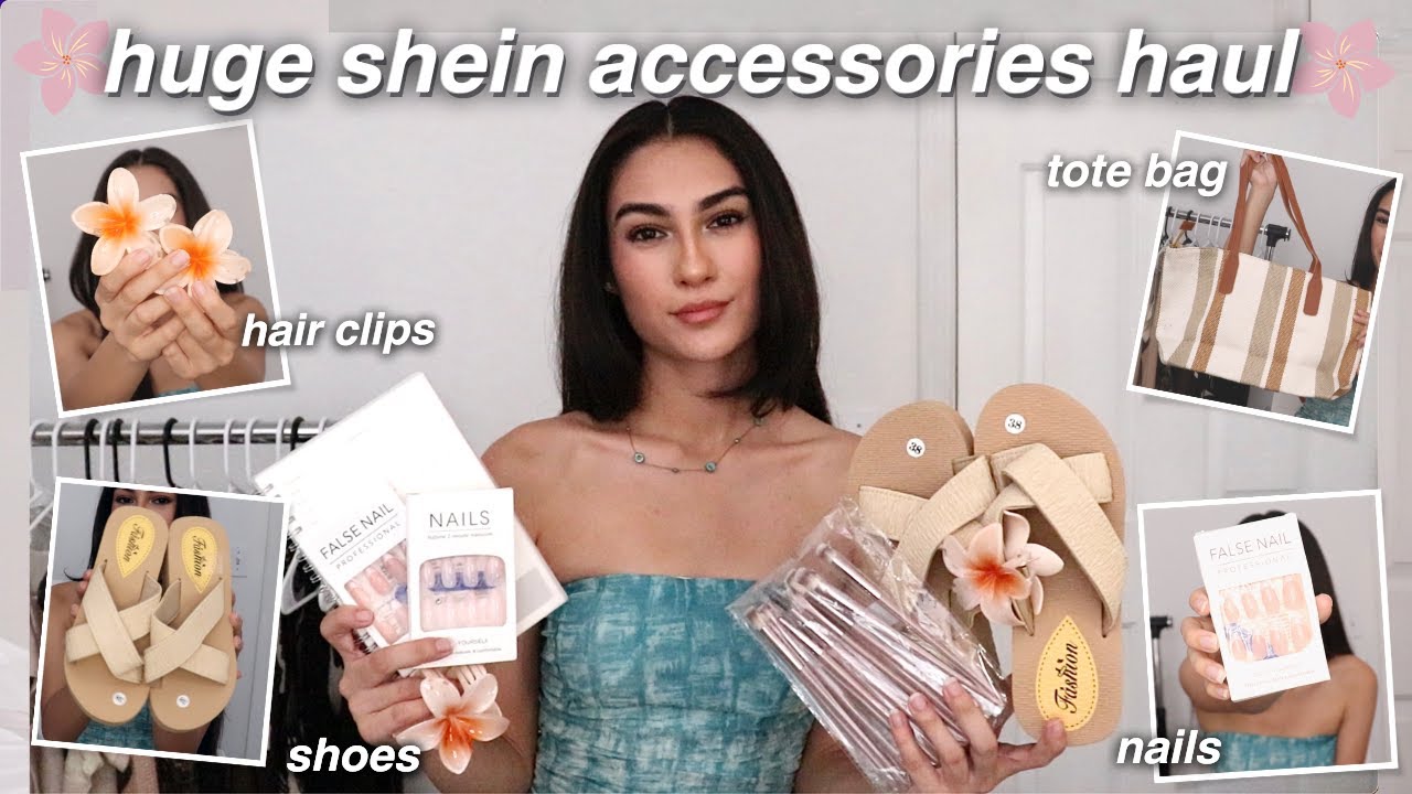 HUGE SHEIN ACCESSORIES HAUL 2023 | 20+ items (jewelry, nails ...