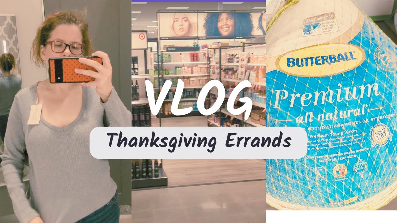 Thanksgiving Errands: Target + BJ's Wholesale + Sam's Club | #vlog ...