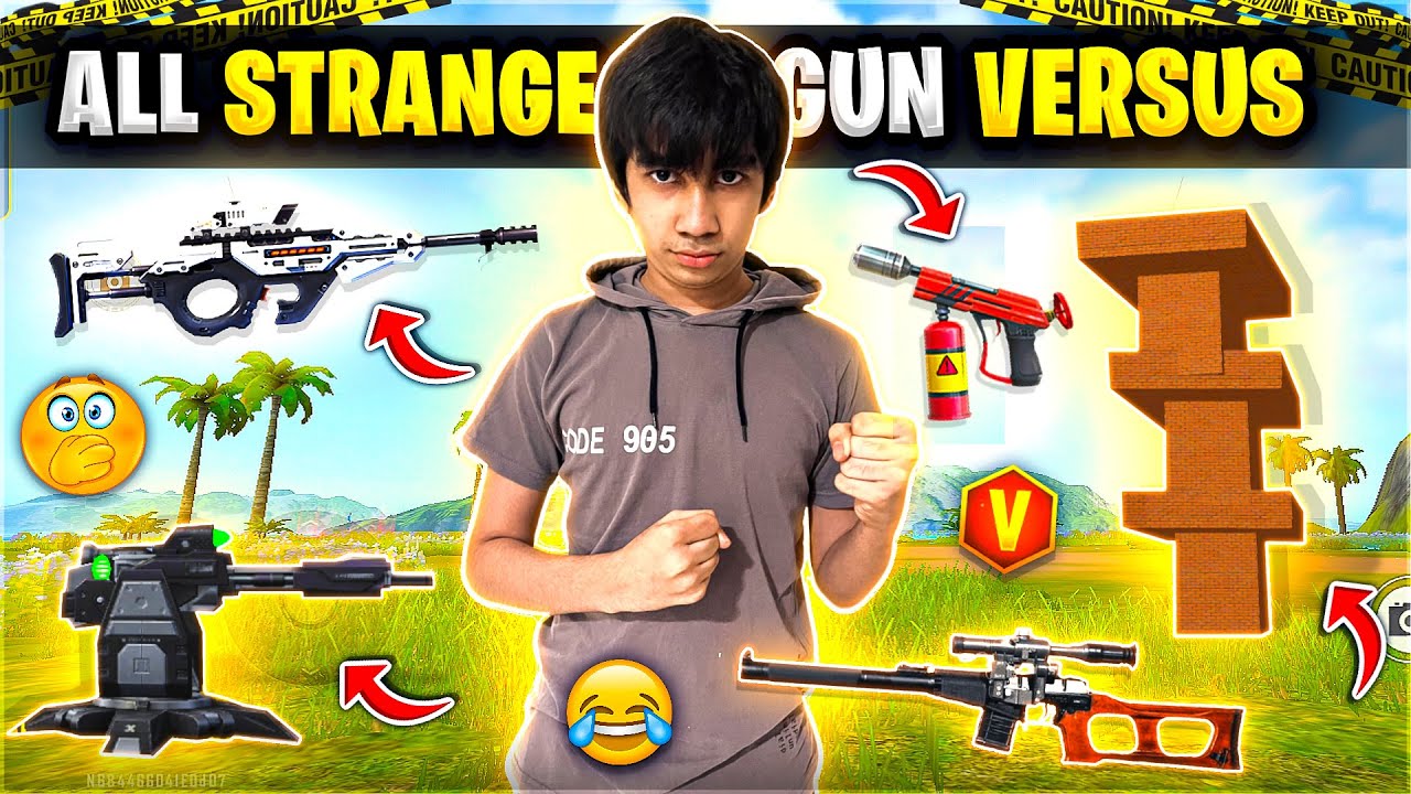 All Strange Guns ️🕹️ Versus With TSG Legend Team😱Funny Versus🤣 Landmine ...