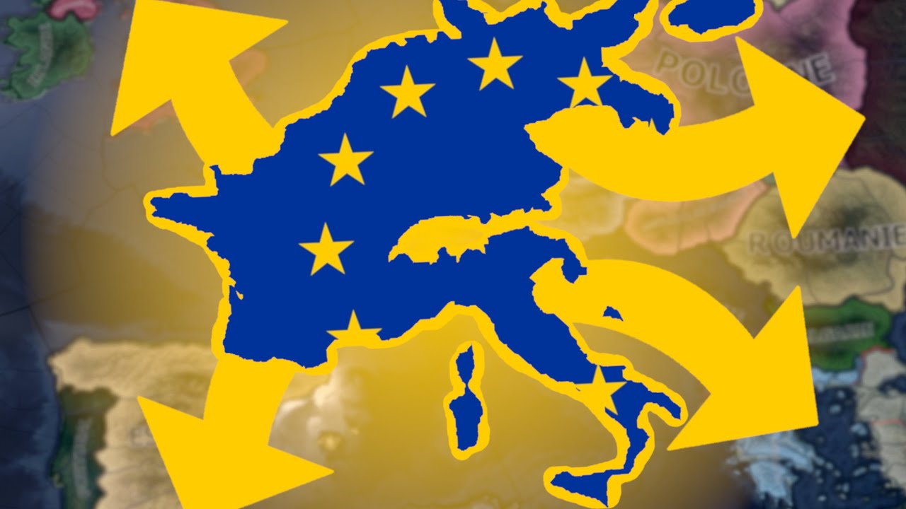 Former l'UNION EUROPÉENNE dans HOI4 avec la France ! - YouTube