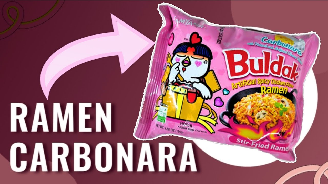 Ramen Buldak Carbonara | Sopa Coreana Picante | Opinión - YouTube