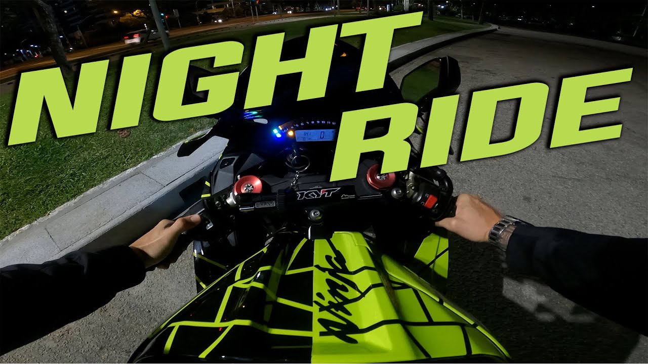 POV Night ride like a boss with Kawasaki Ninja ZX10R - YouTube