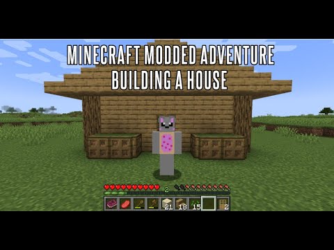 Minecraft Modded Survival (Building A House) #1 - YouTube