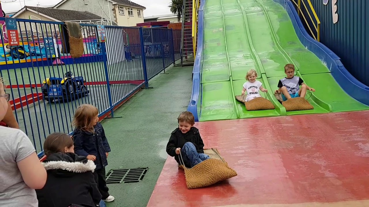 Bumpy Slide - Brean Theme Park - YouTube