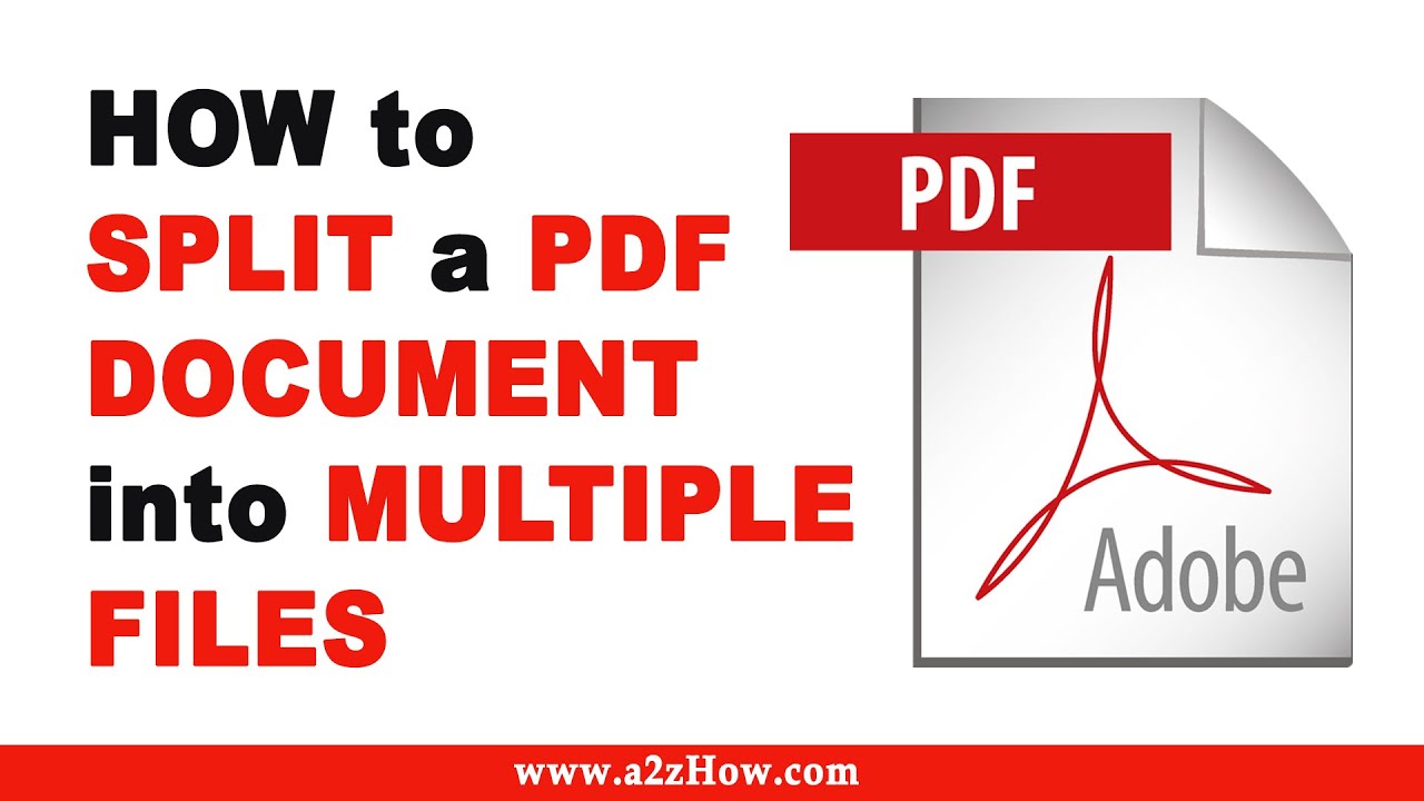 How To Split A PDF Document Into Multiple Files YouTube How To Split A PDF Document Into Multiple Files YouTube
